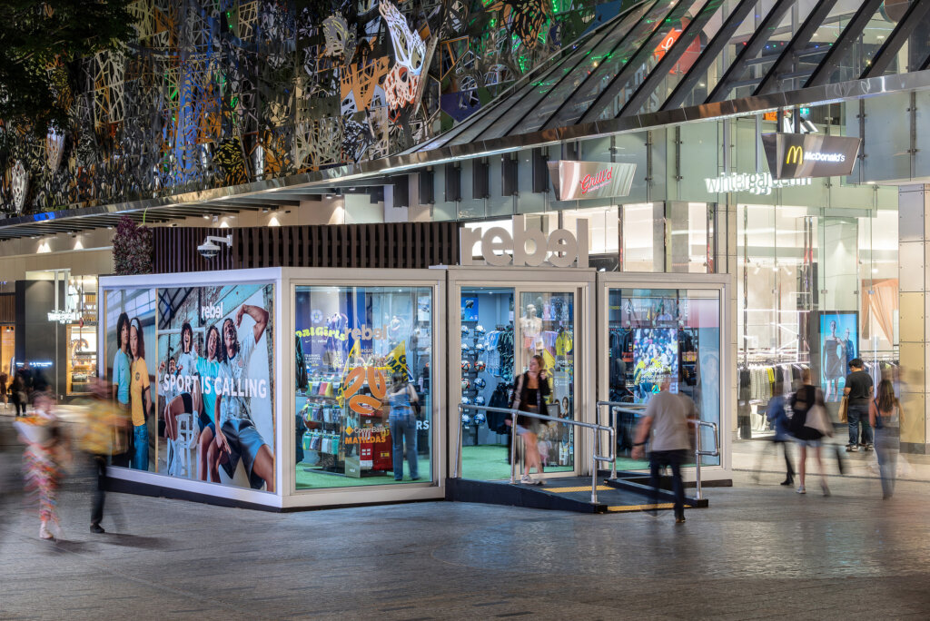 Rebel Brisbane - Spacecube Modular Temporary Structures