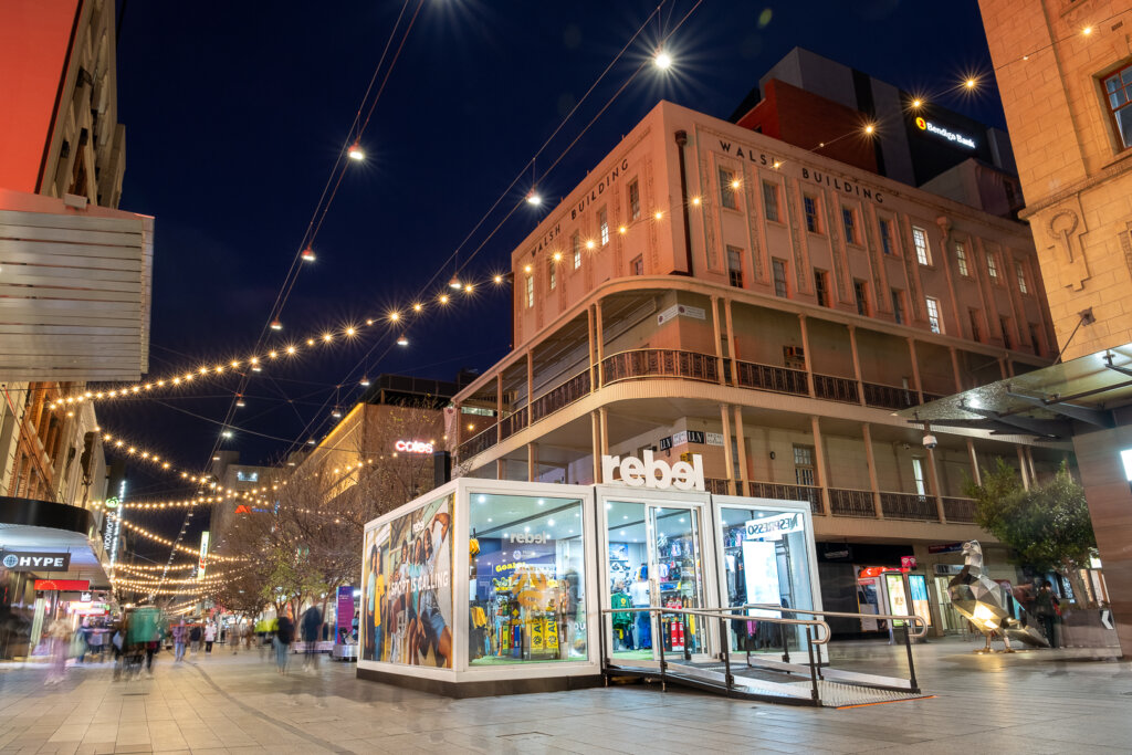 Rebel Adelaide - Spacecube Modular Temporary Structures