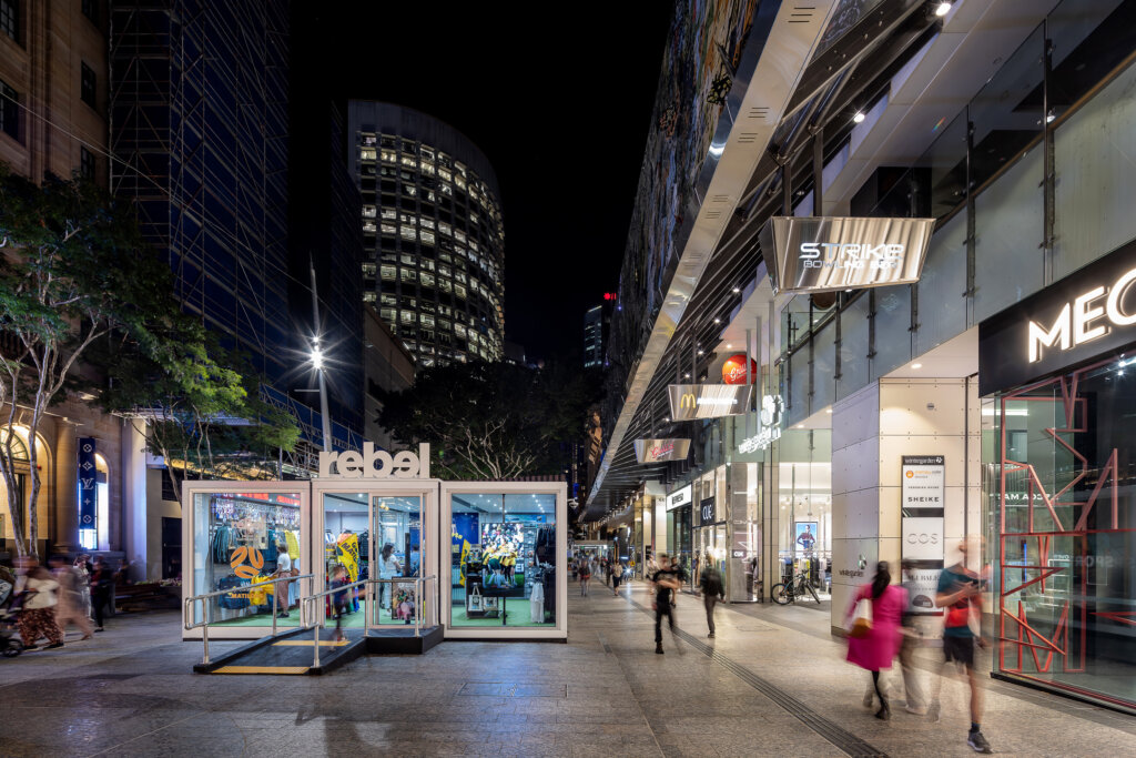 Rebel Brisbane - Spacecube Modular Temporary Structures