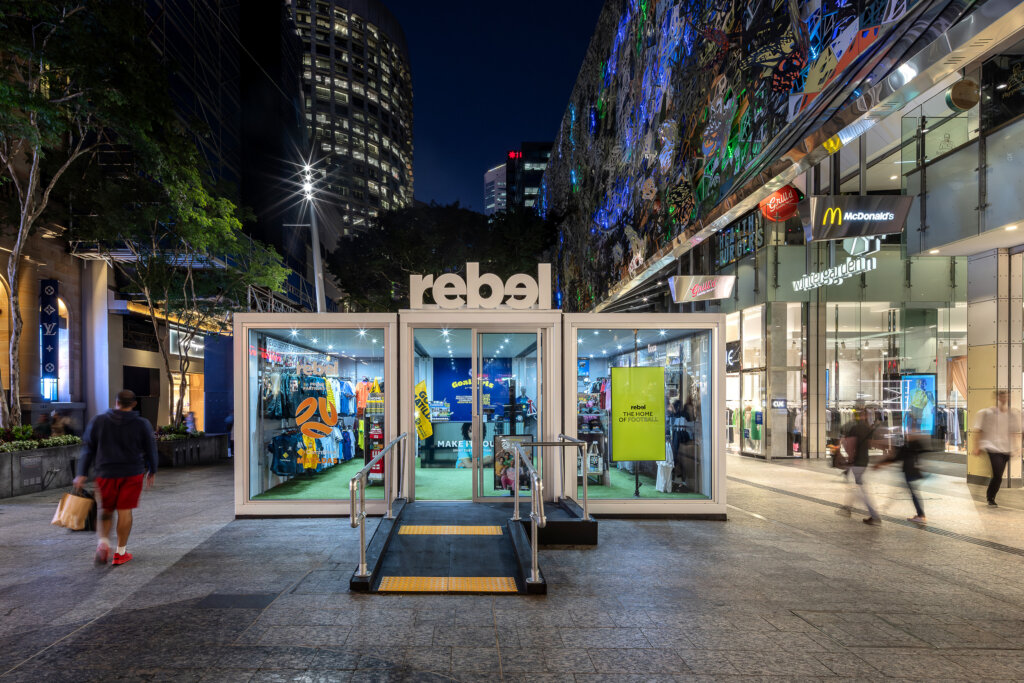 Rebel Brisbane - Spacecube Modular Temporary Structures