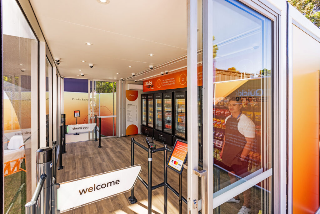 AiFi Mastercard - Australian Open 2025 | Spacecube Modular Structures